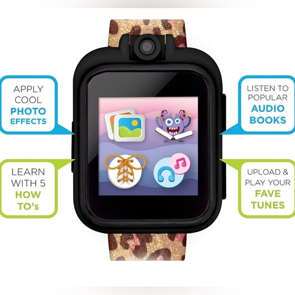 playzoom | Accessories | Play Zoom Kids Smartwatch Ages 4 Animal Print ...